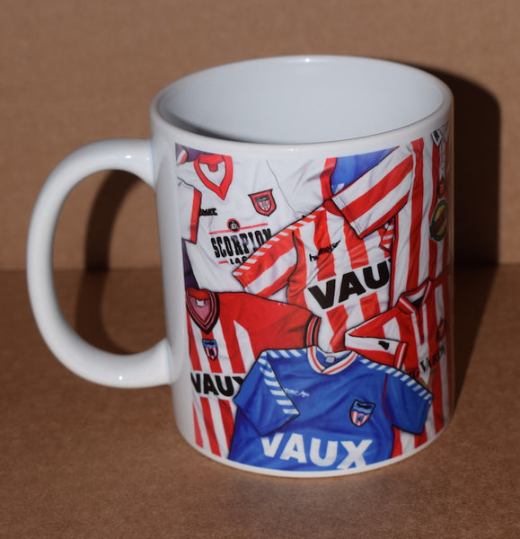 CLEARANCE SAFC classic kits of the 80s and 90s (Sunderland AFC) Mug ...